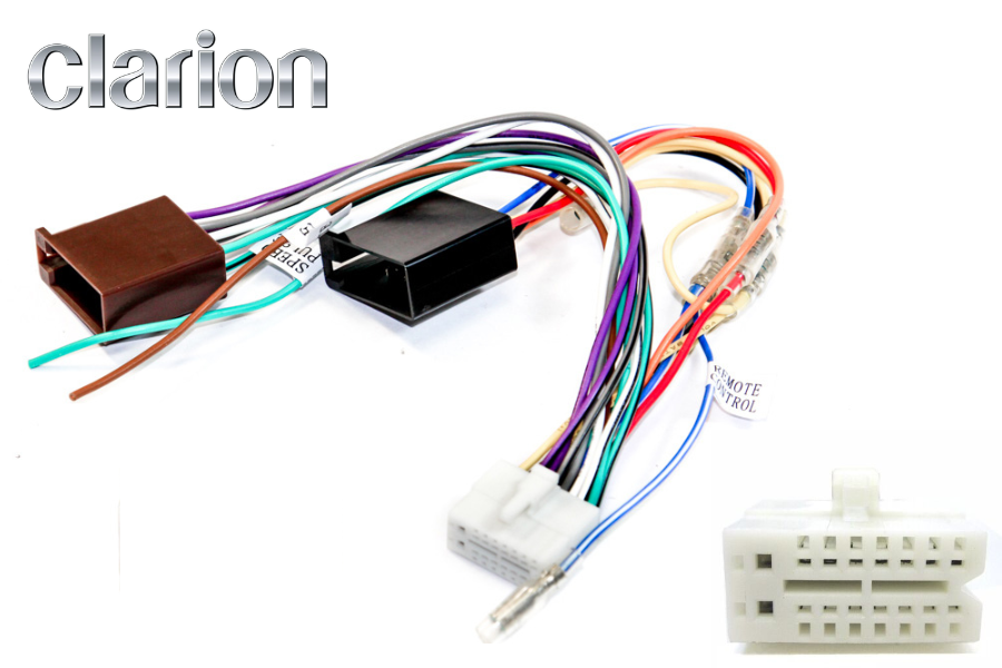 Clarion (16 Pin) ISO Head Unit Replacement Car Stereo Wiring Harness
