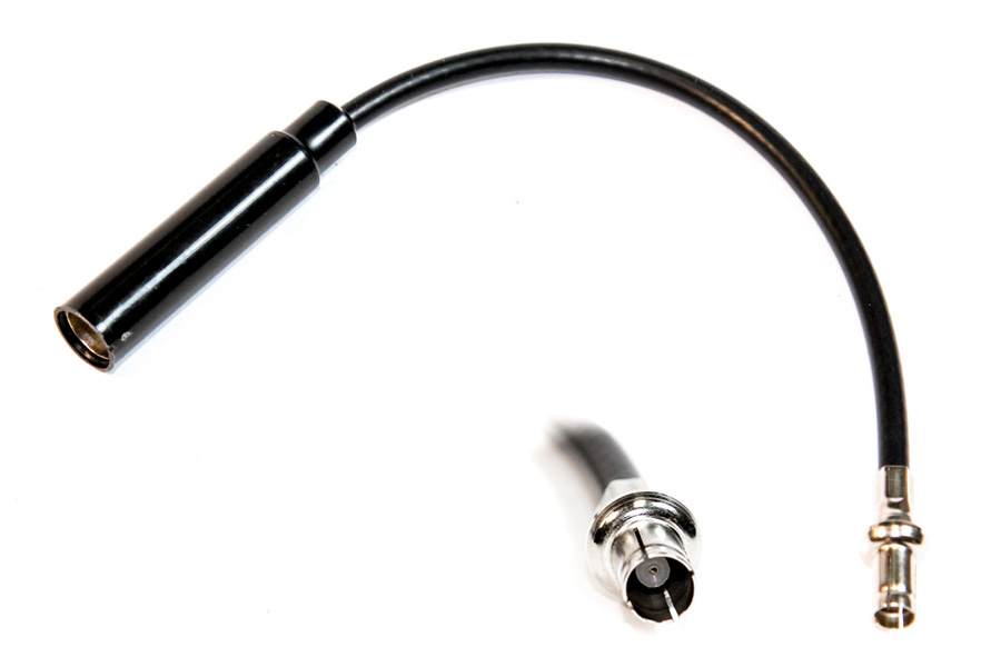 USA car connector to Female DIN car aerial antenna adapter cable