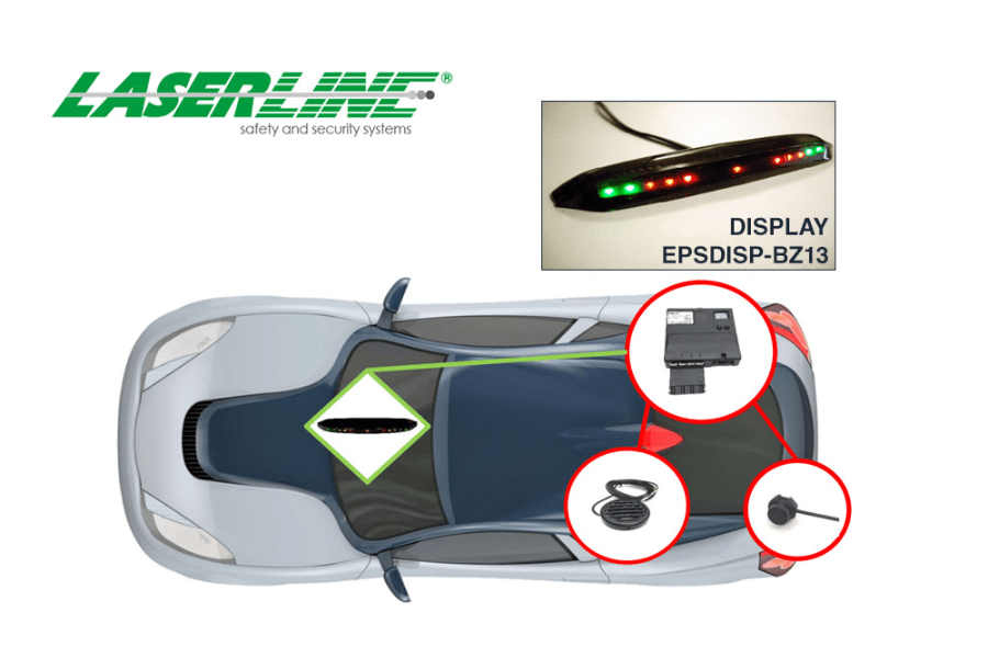 Laserline EPS LED Display (For Front and rear EPS parking sensor systems)