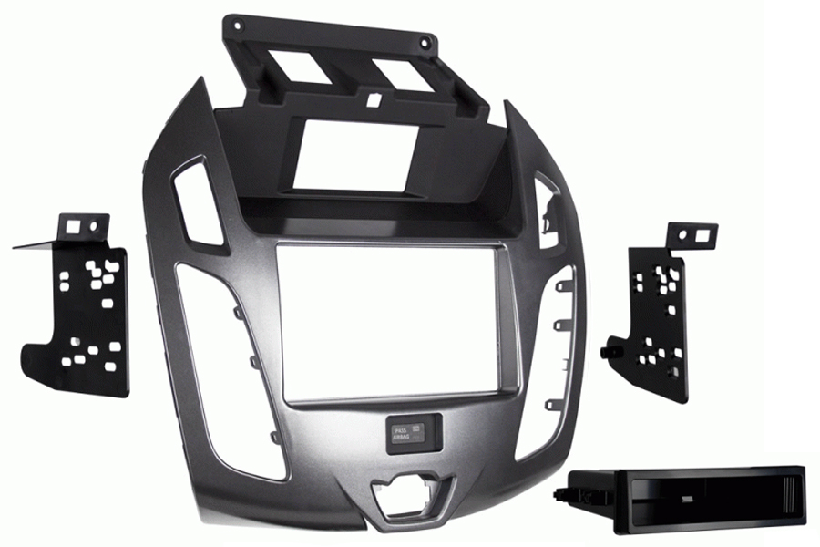 Ford Transit Connect (2014-2019) Single/Double DIN car audio fascia ...
