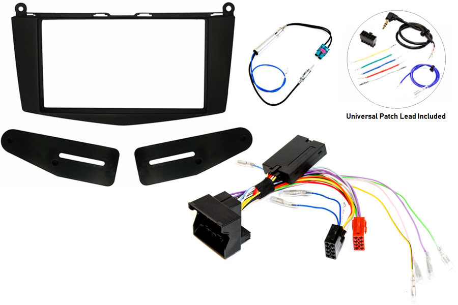 Mercedes C-Class W204 (2007-2011) Double DIN stereo upgrade fitting kit ...