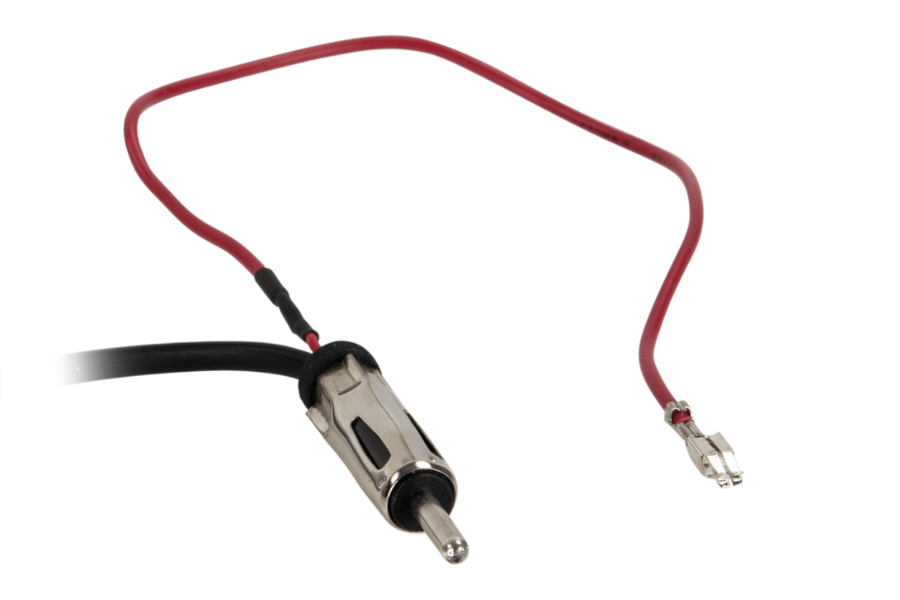 AM/FM high performance active antenna with LED and antenna cable