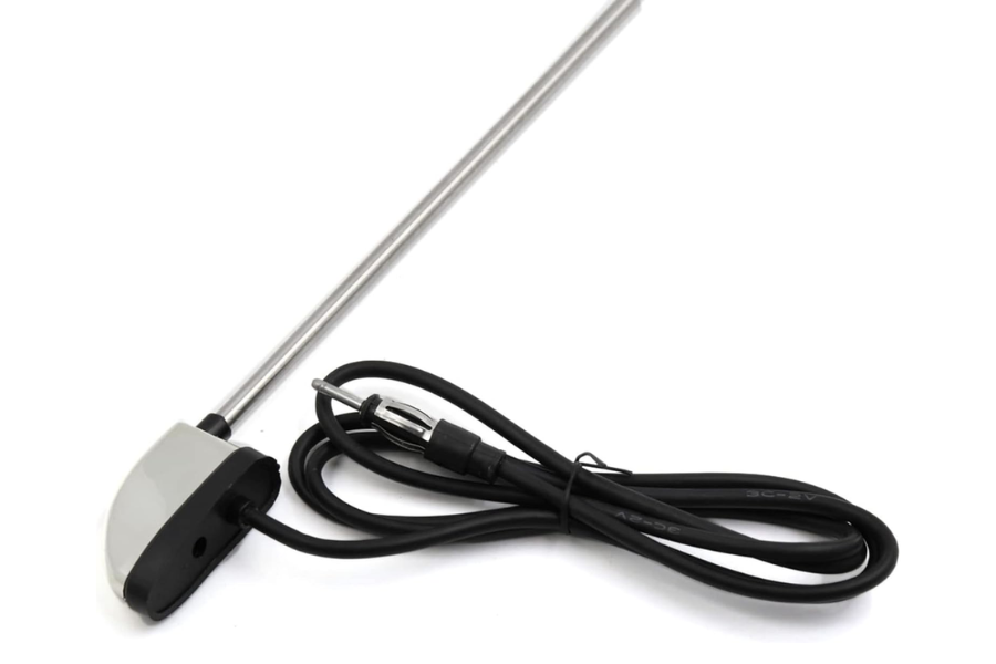 Universal 4-section side pillar mount FM AM car radio antenna aerial