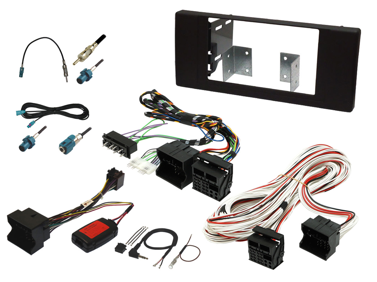 BMW X5 E53 Double DIN car stereo upgrade fitting kit with SWC (DSP ...
