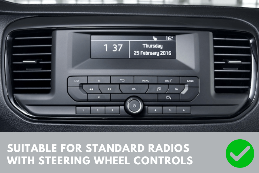 Citroen Dispatch, Peugeot Expert, ProAce Double DIN car stereo fitting ...
