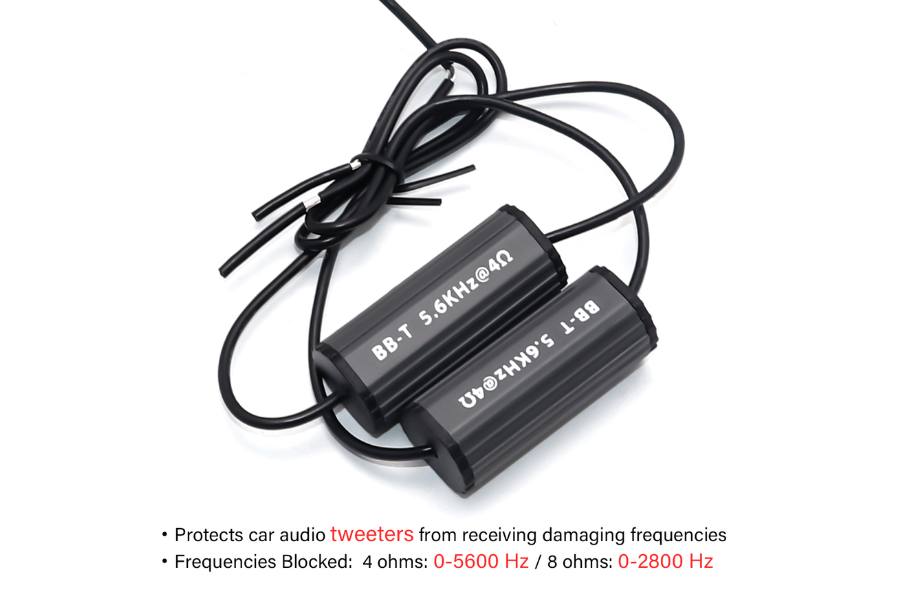 RECOIL Tweeter Bass Blockers/ Filter/ Capacitors (PAIR) 0 to 5.6kHz at ...