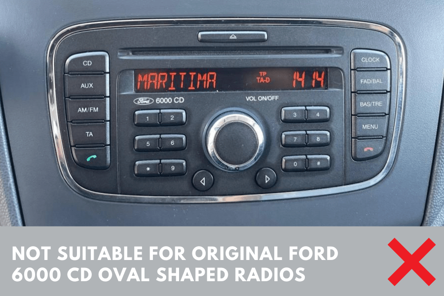 Ford (2002 Onwards) Double DIN car stereo upgrade fitting kit (WITH SWC ...