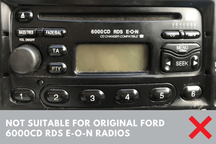 Ford (2002 Onwards) Double DIN car stereo upgrade fitting kit (WITH SWC ...