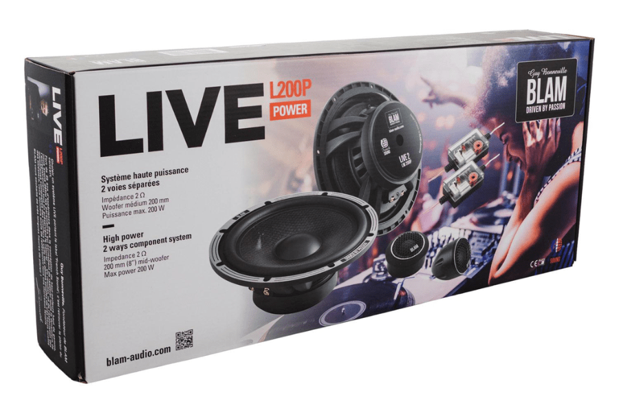 BLAM LIVE L200P - POWER 200mm (8 inch) 200W High-Performance 2-Way ...