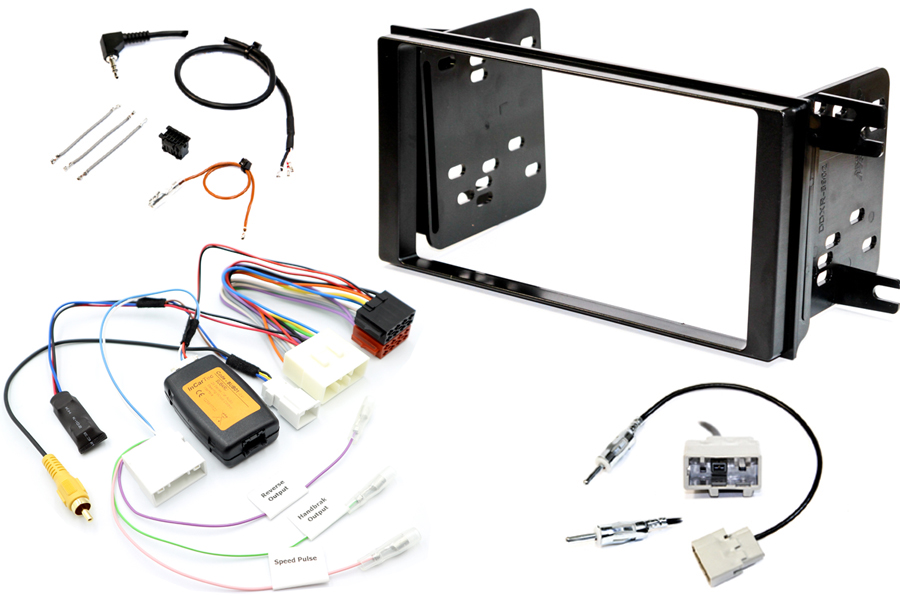 Subaru (2007-2015) Double DIN car stereo fitting kit with camera ...