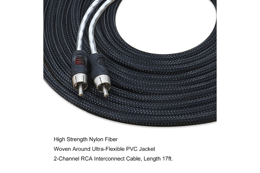 RECOIL Echo Pro-Series Premium 2-channel Twisted Pair RCA Phono Audio ...