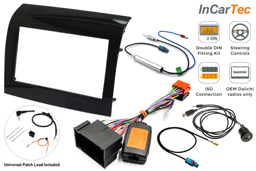 Fiat Ducato (with OEM Daiichi radios) Double DIN motorhome stereo ...