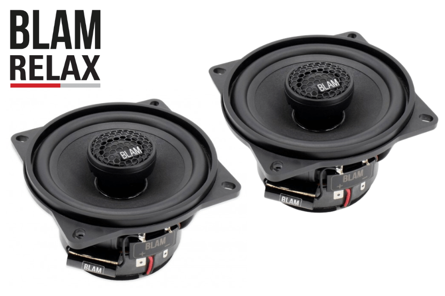 BLAM RELAX 100RFC 100mm (4 inch) Hi-efficiency 2ohm, 2-Way Coaxial car ...