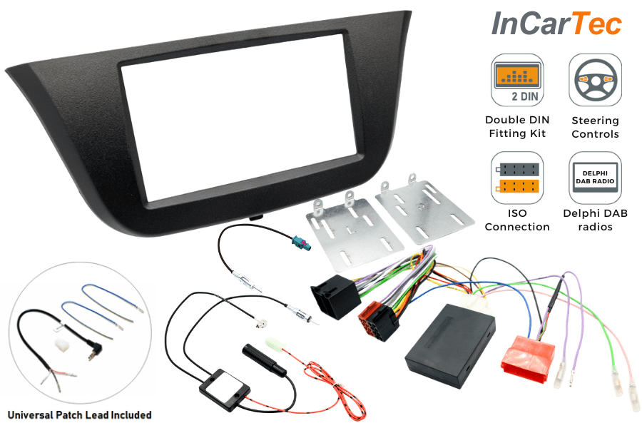 Iveco Daily (2014-2019) Double DIN car stereo upgrade fitting kit ...