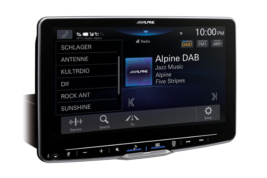 Alpine ILX905D Halo 9 inch touchscreen stereo head unit with wireless ...