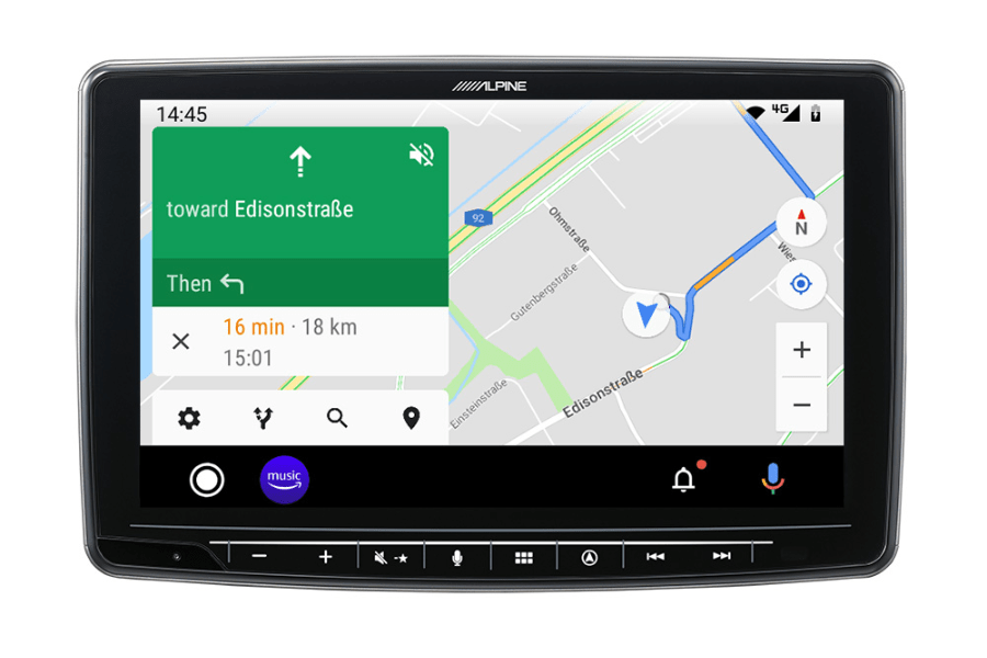 Alpine INE-F904DC 9 Inch motorhome/ truck stereo head unit with ...