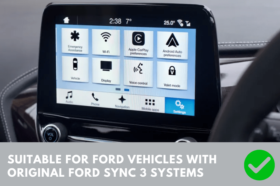 Ford Fiesta/ Transit/ Transit Custom (2018 - 2024) Single DIN Car ...