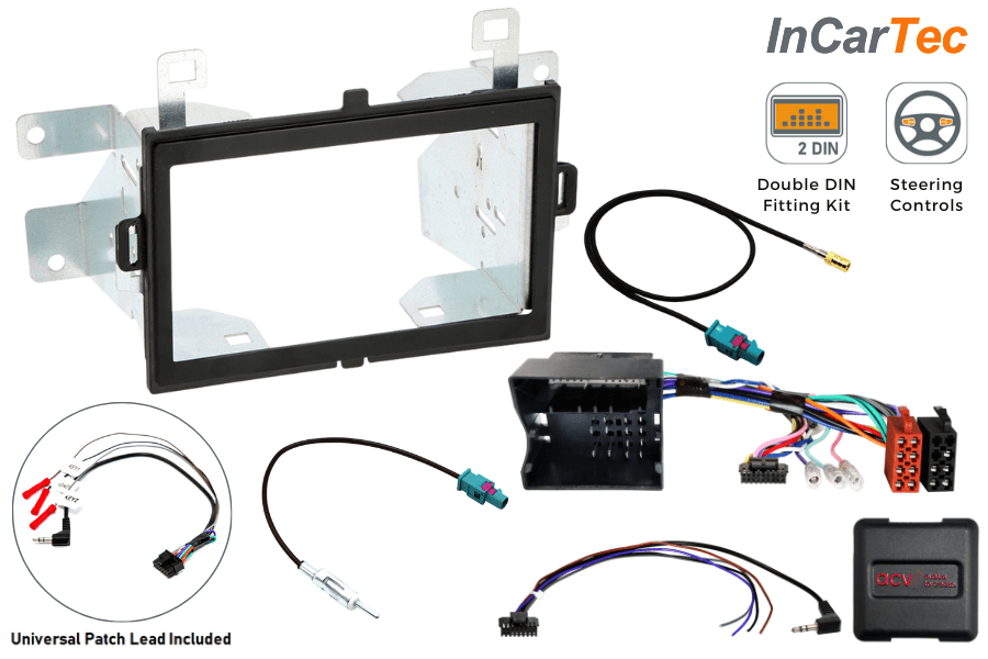 Mercedes Sprinter 2018–23 Double DIN Stereo Kit | InCarTec