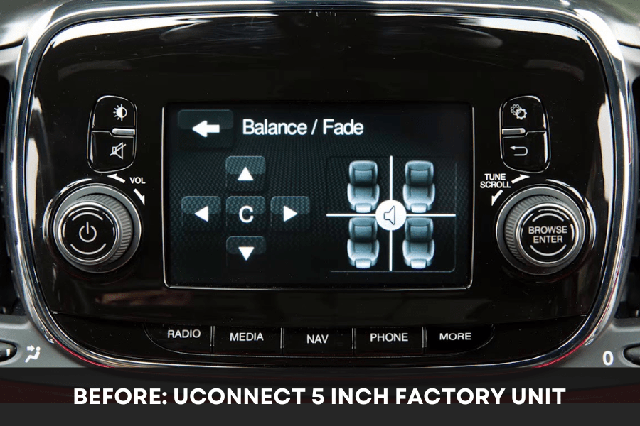 Abarth/ Fiat 500 (2016-2021) Double DIN car stereo upgrade fitting kit ...