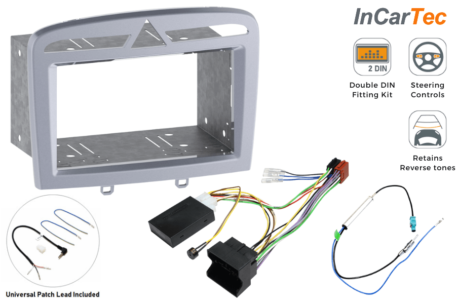 Peugeot 308 (2008-2013) Double DIN car stereo upgrade fitting kit ...