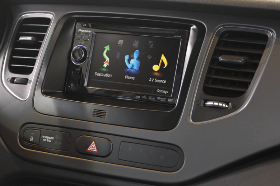 Kia Carens 3rd Gen (RP) (2013-2017) Double DIN car stereo upgrade ...