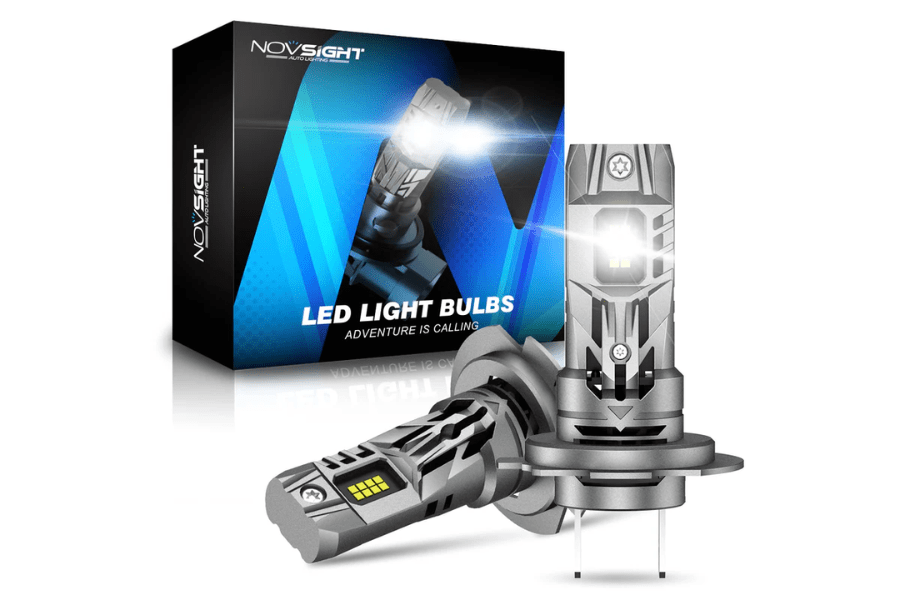 Novsight N63 Series Mini Wireless H7 LED Bulbs Original Mini Size 70W ...