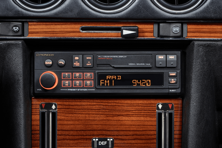 Pioneer SXT‑C10PS Retro Car Stereo DAB | Bluetooth | USB | AUX