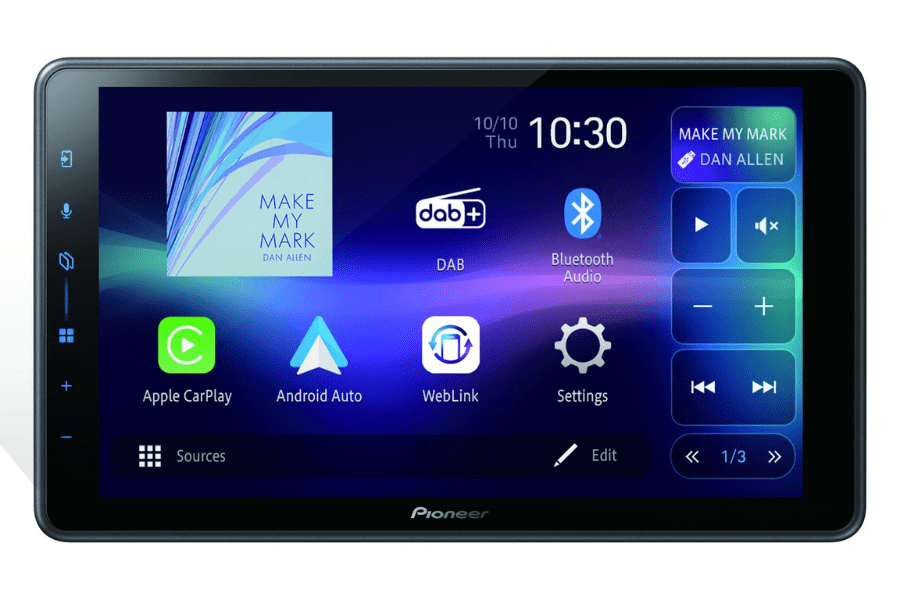 Ford Transit Custom 2018–2024 Pioneer SPH-EVO98DAB Stereo Upgrade Kit ...