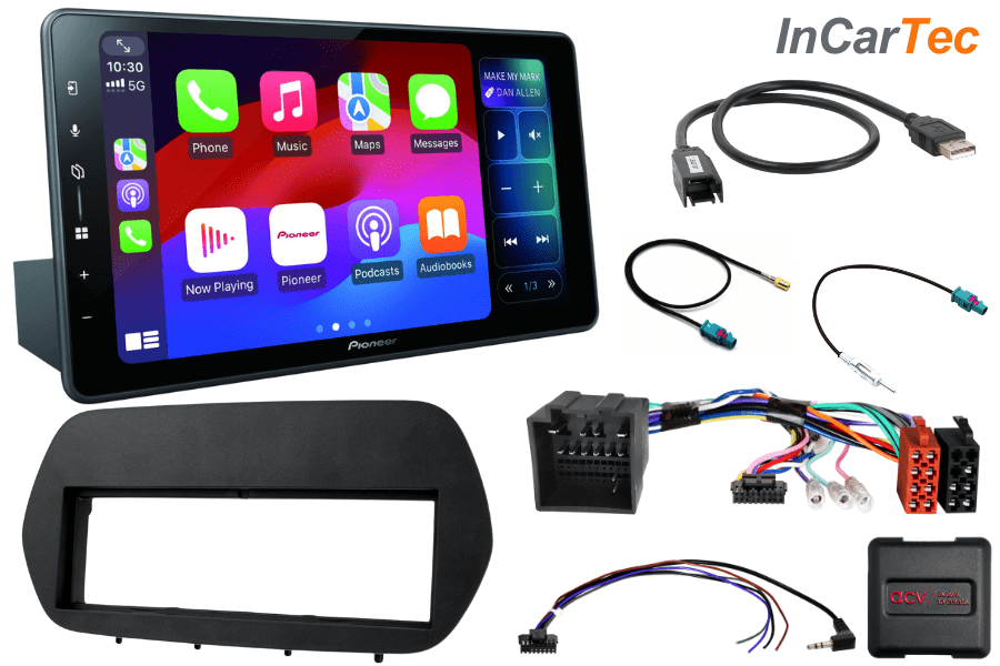 Ford Transit Custom 2018–2024 Pioneer SPH-EVO98DAB Stereo Upgrade Kit ...