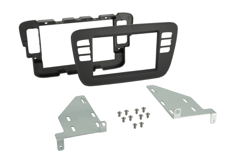 VW up! / Mii / Citigo Double DIN Stereo Fitting Kit | Matt Black | InCarTec